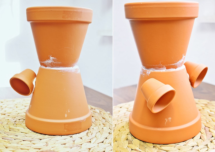 Weihnachtsdekoration aus Tontöpfen selber machen - Nikolaus - Calistas ...